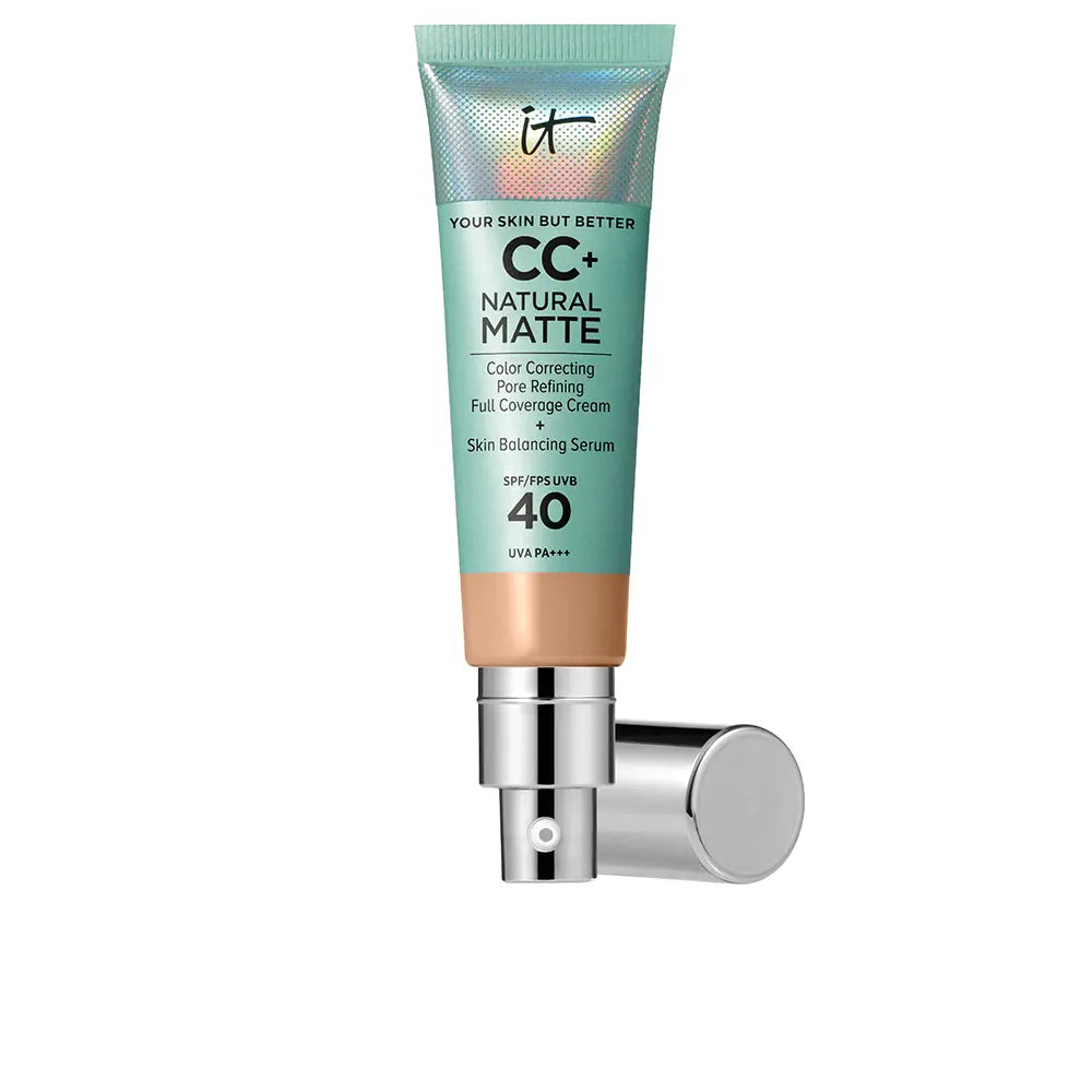 It Cosmetics Cc Natural Matte Cream Foundation Spf40 Neutral Medium ...